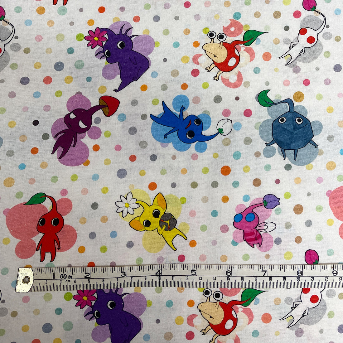 Pikmin 100% cotton fabric – Craftjam
