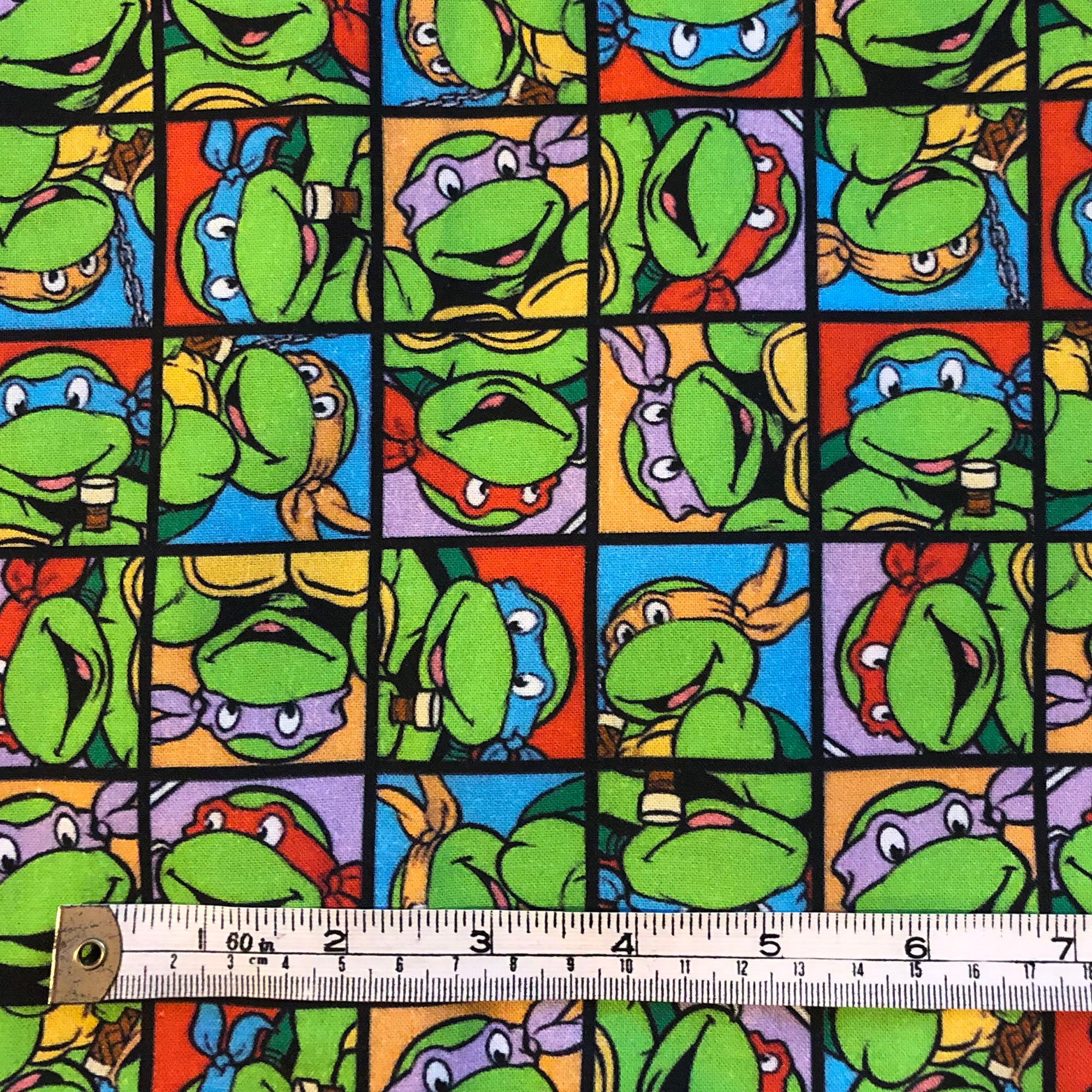 Teenage Mutant Ninja Turtles 100% cotton fabric – Craftjam