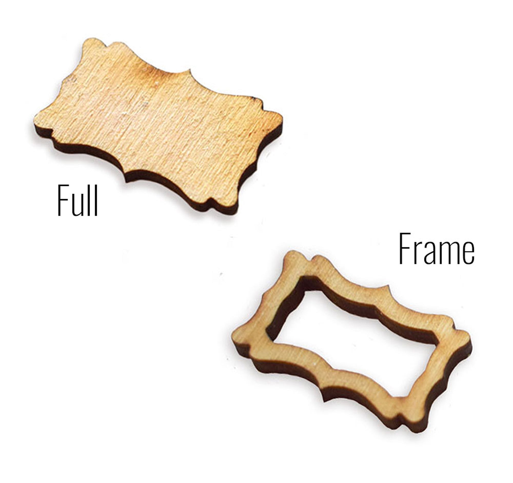 Fancy frame (design 3) wood blank – Craftjam